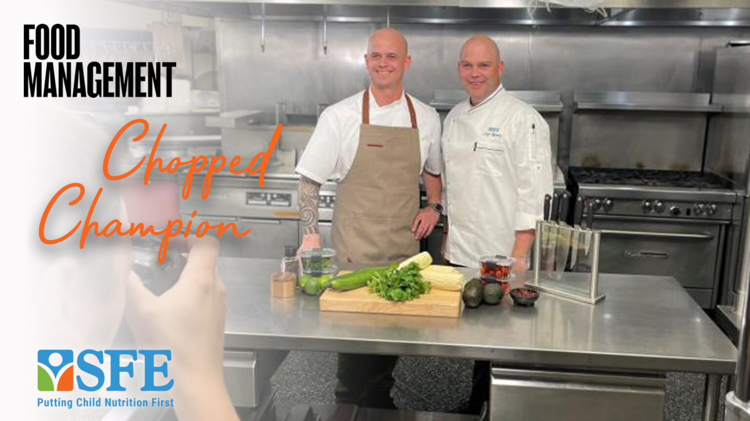 Chopped champion chef creates vegan dish for K-12 use | SFE | Superior ...